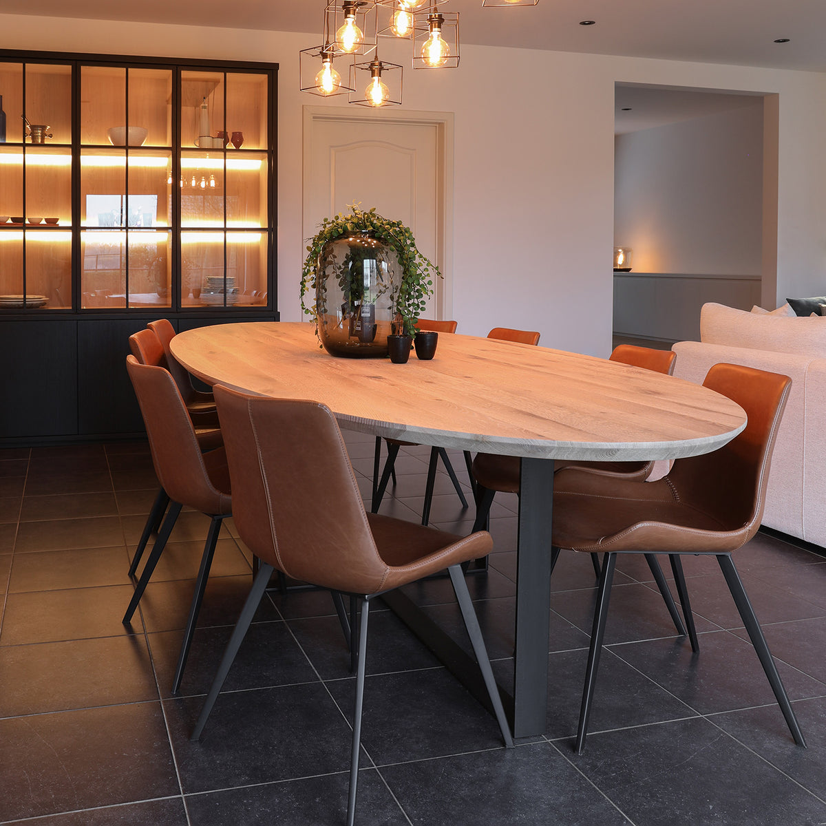 Vitrinekast Mezzo 4 delen 240 all glass | Charrell – Charrell Shop B2C