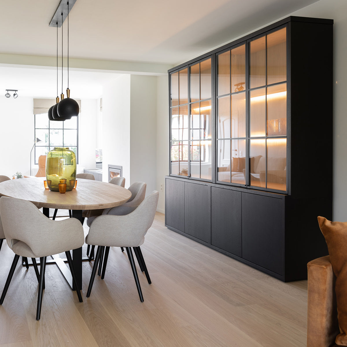 Vitrinekast Mezzo 4 delen 240 all glass | Charrell – Charrell Shop B2C